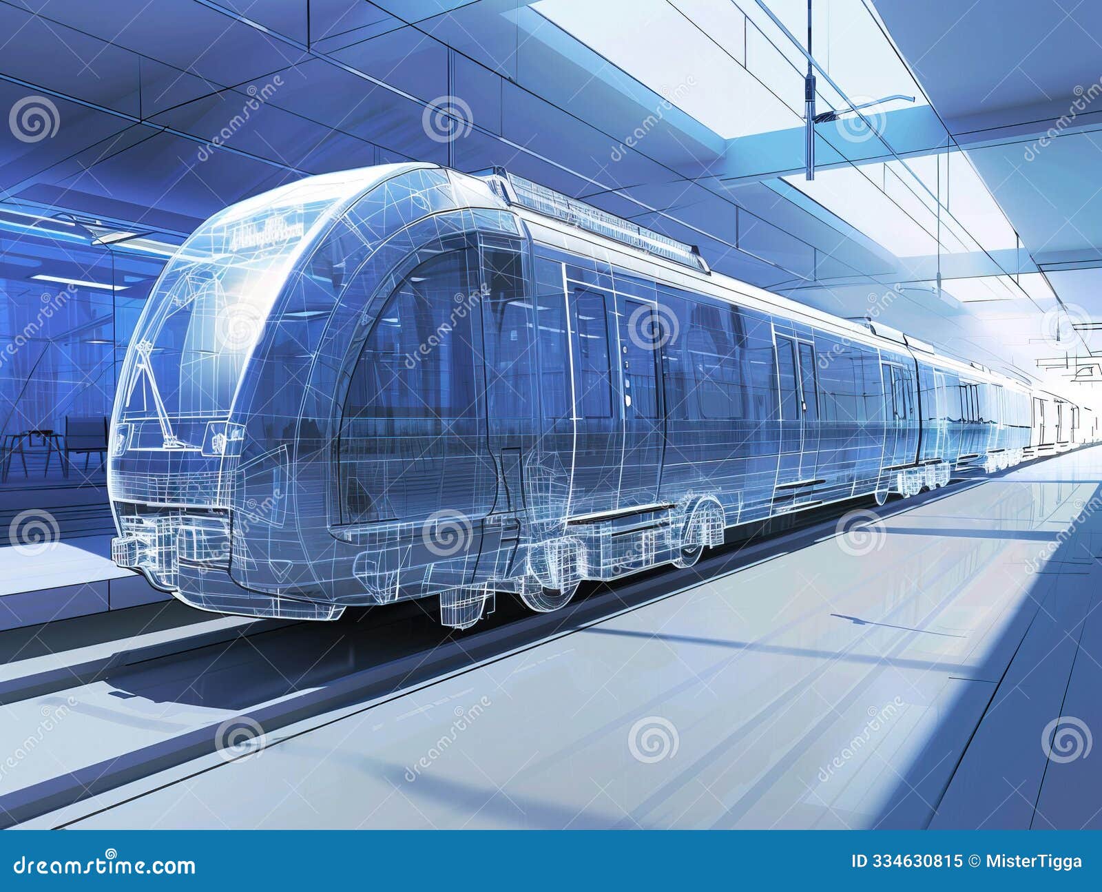 Electric Train Visualization with Augmented Reality Transparent ...