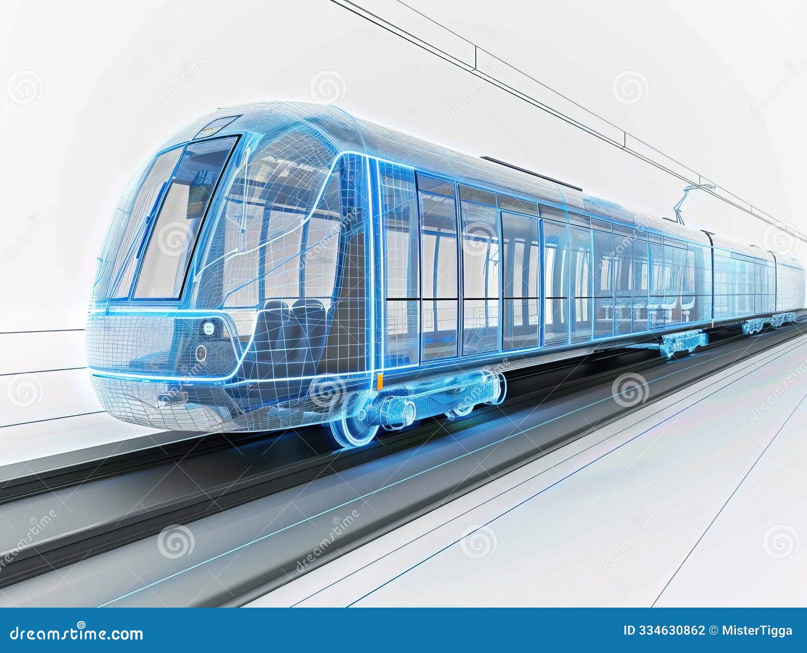 Electric Train Visualization with Augmented Reality Transparent ...