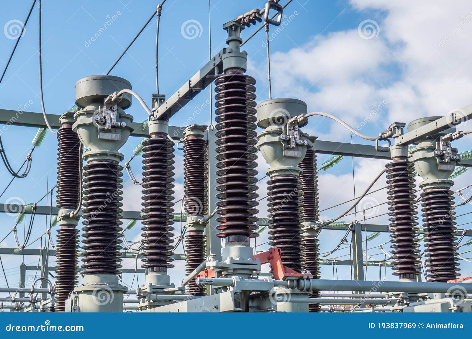 Electric Transformator Technology Generation Image Stock Image - Image ...