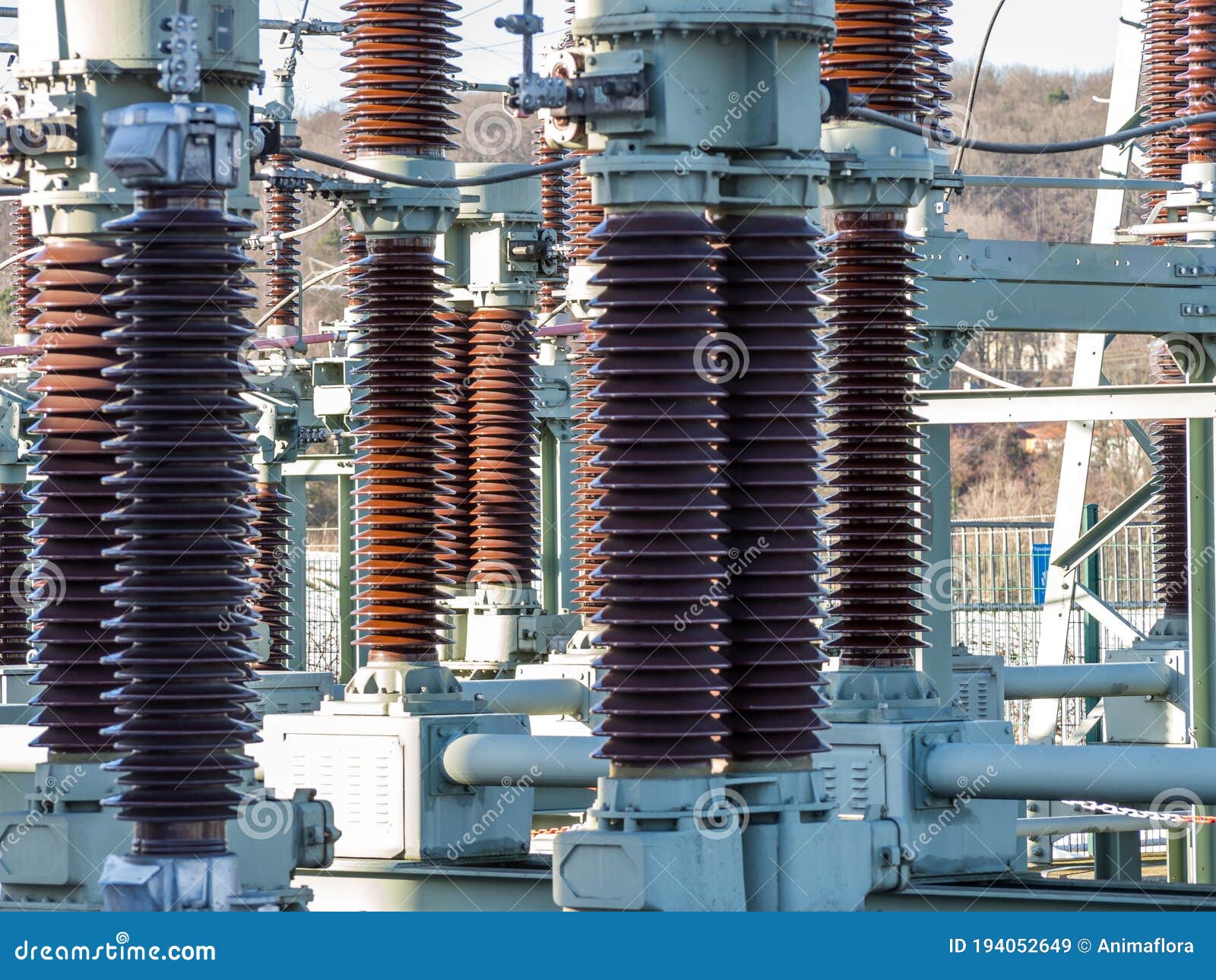 Electric Transformator Technology Generation Image Stock Image - Image ...