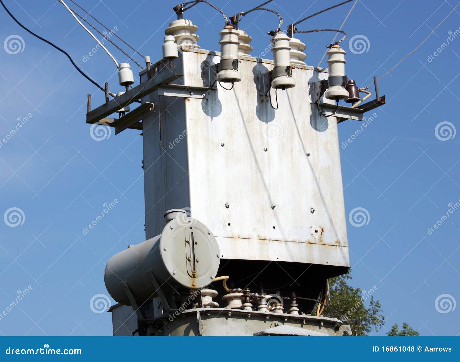 The electric transformer stock photo. Image of lethal - 16861048