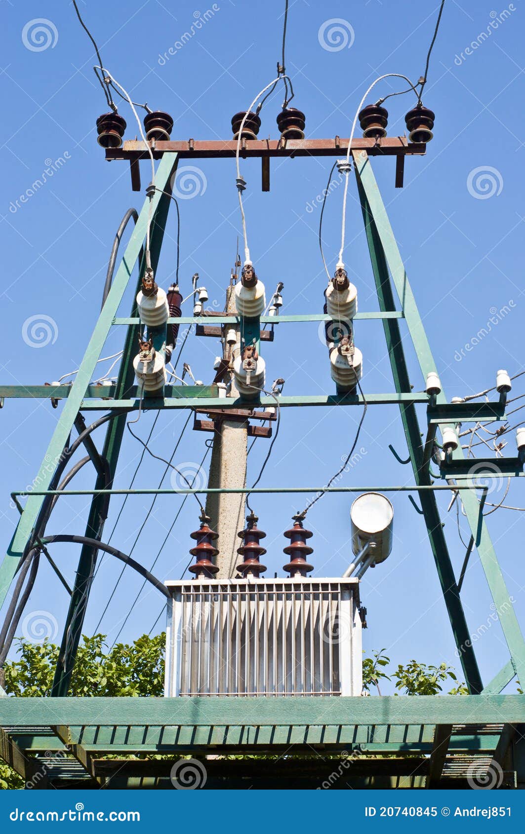 Electric Transformer Royalty Free Stock Photo - Image: 20740845