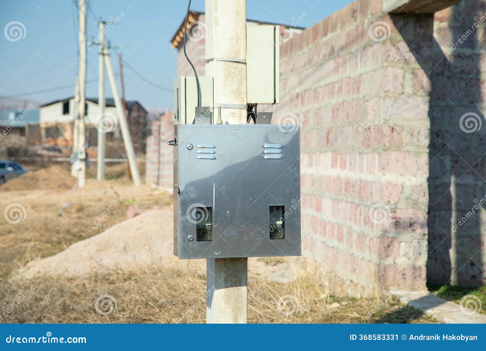 A Utility Pole With Transformers Cartoon Vector | CartoonDealer.com ...