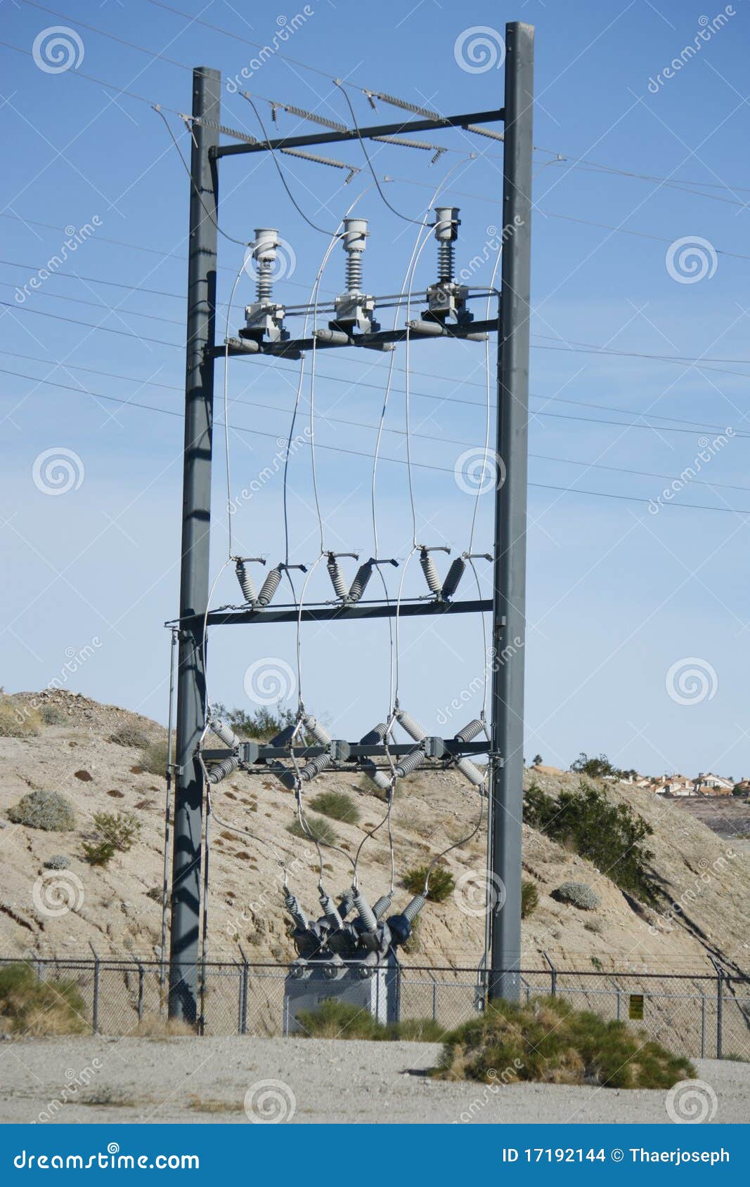Electric Transformer Connectors Stock Photo - Image of electric ...
