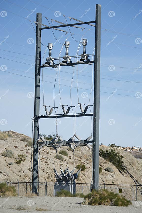 Electric Transformer Connectors Stock Photo - Image of electric ...