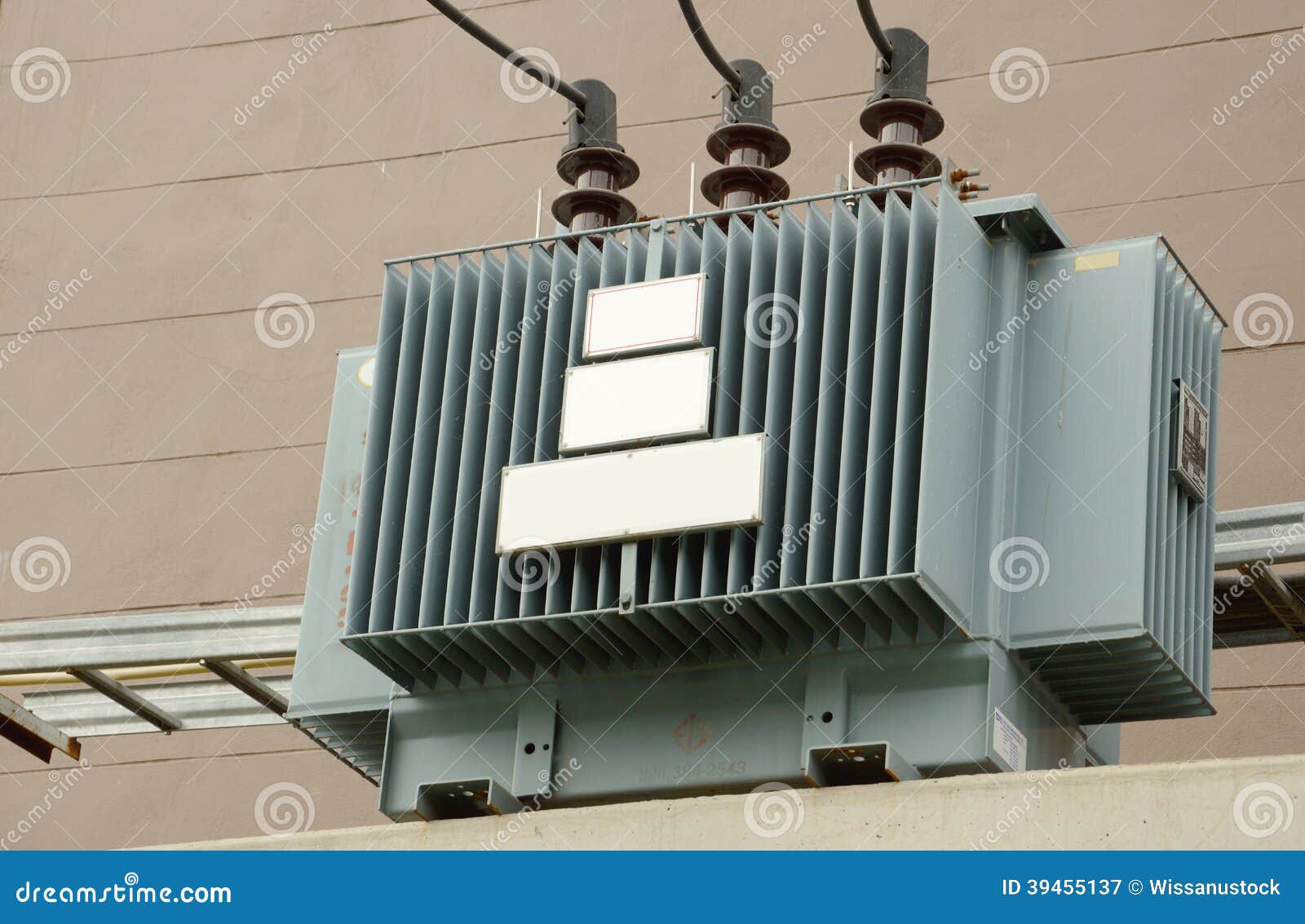Electric Transformer High Voltage Stock Image - Image of supply, system ...