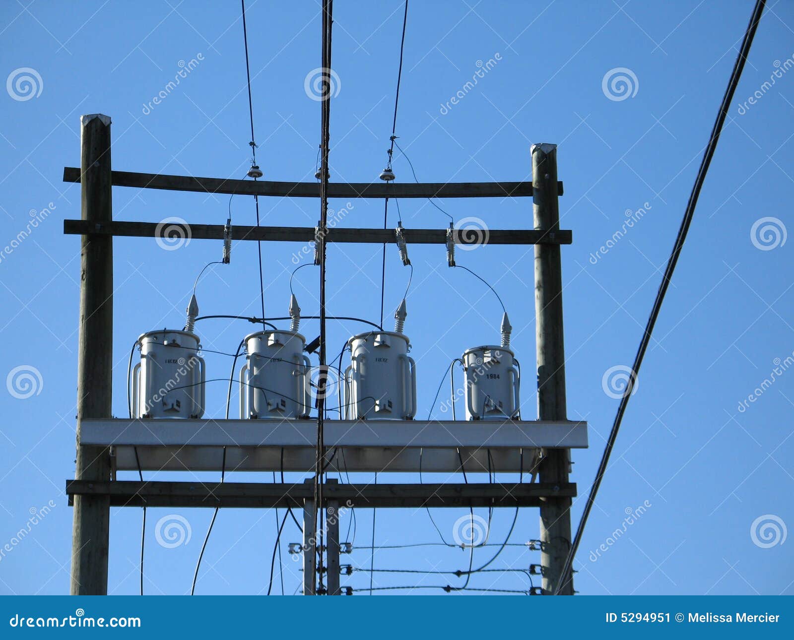 Electric Transformers Picture. Image: 5294951