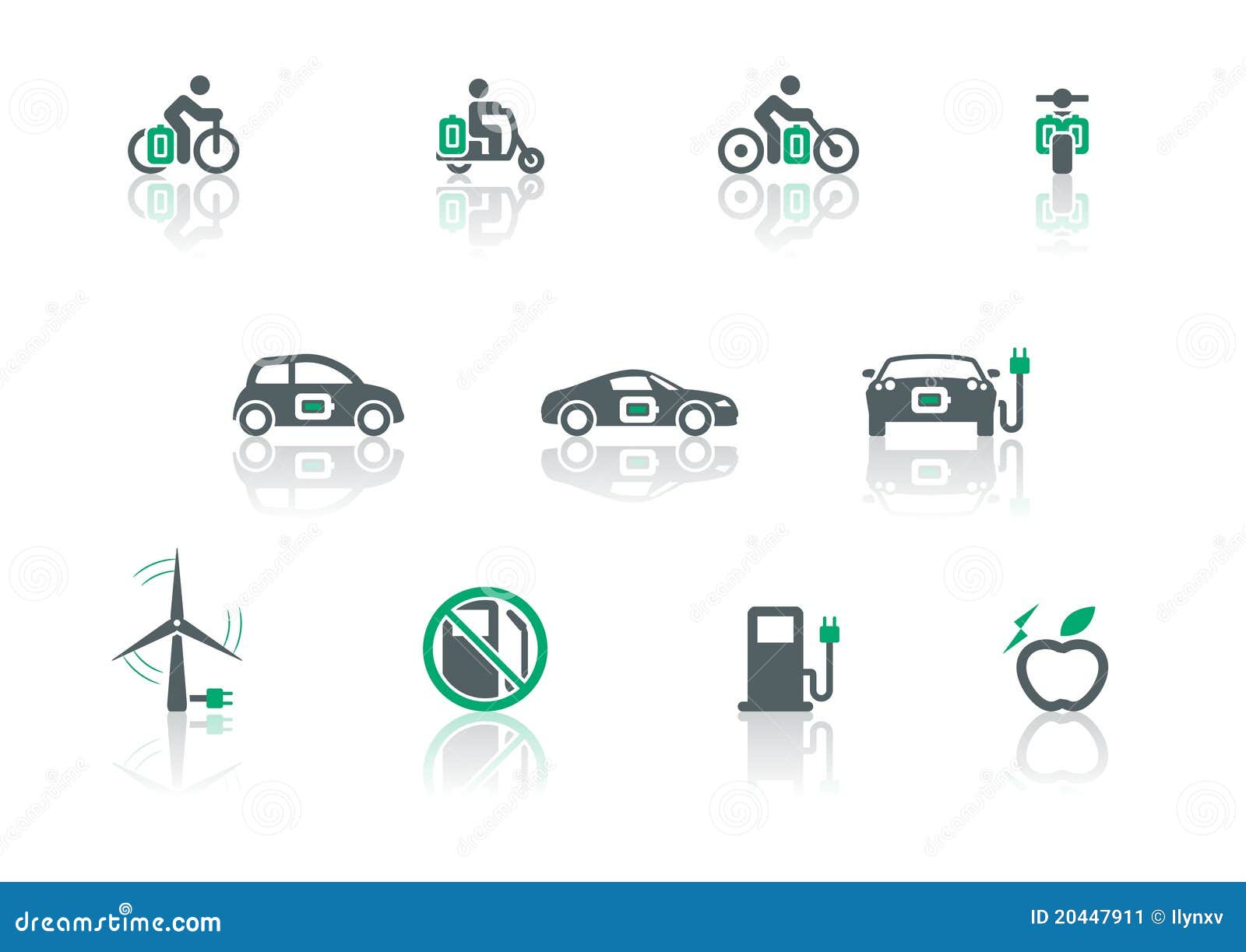 Electric Transport and Power Icon Stock Vector - Illustration of power ...