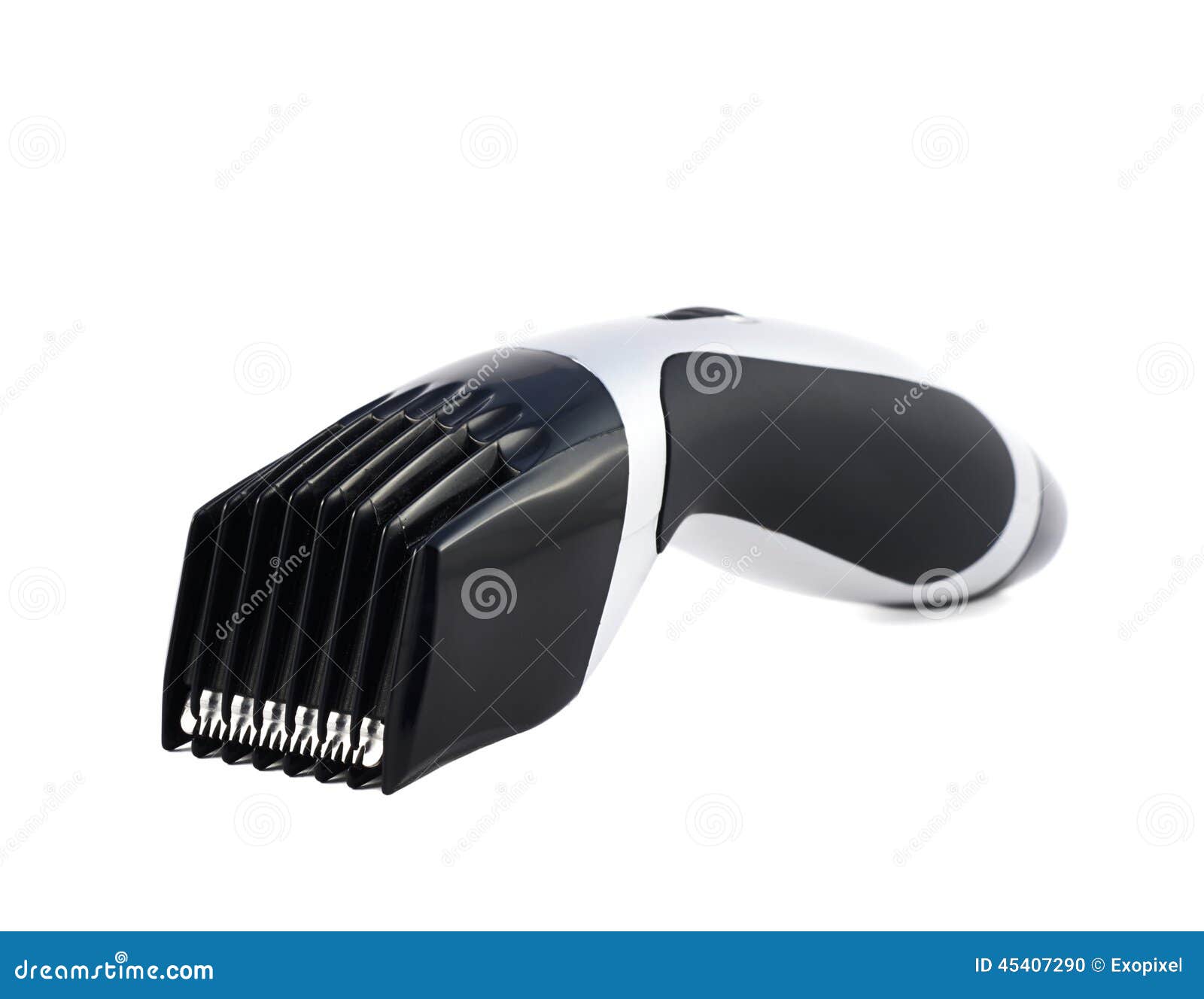 Electric Trimmer Device Isolated Stock Photo - Image of hygiene, black ...