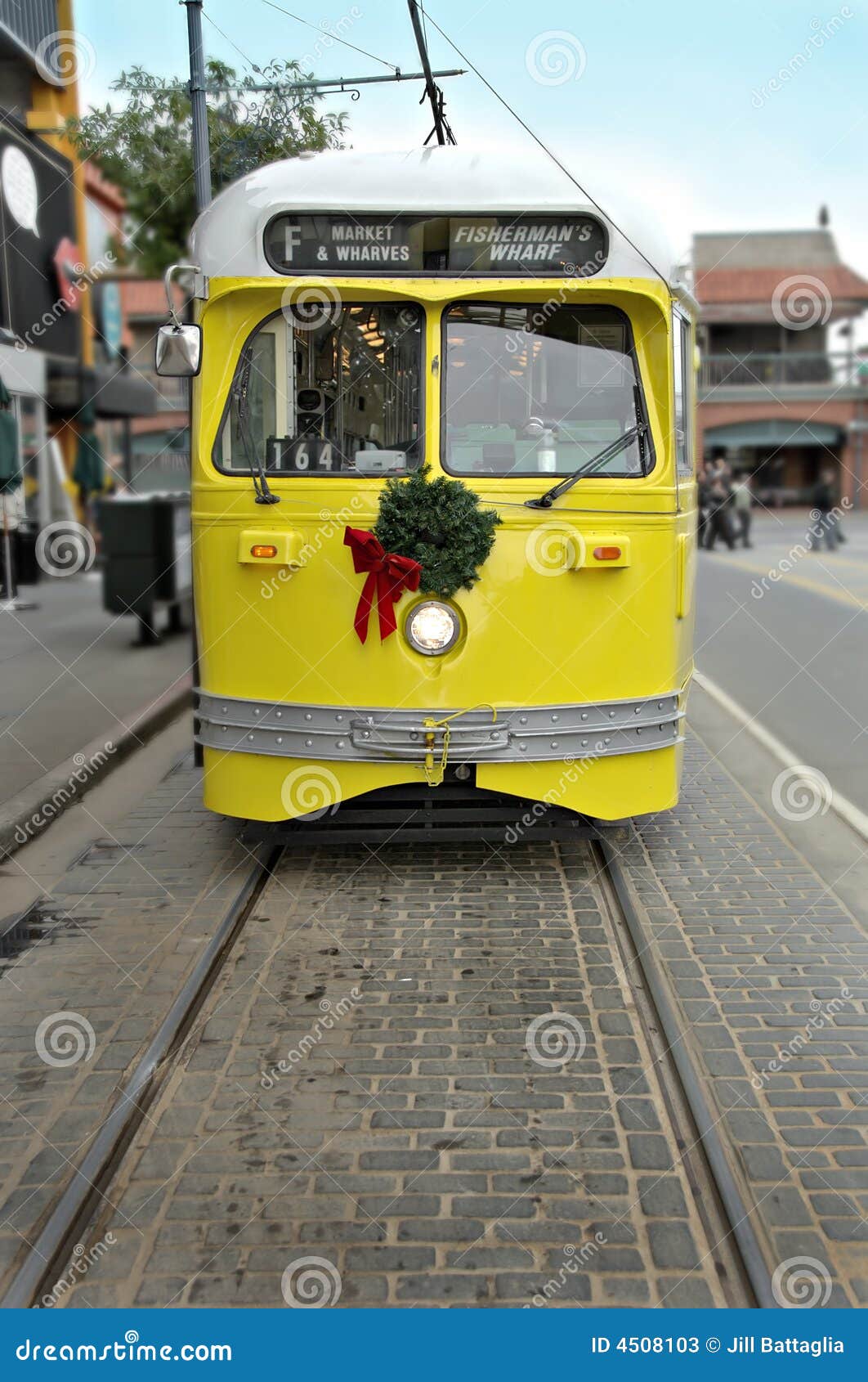 Electric Trolley Car in San Francisco Stock Image - Image of francisco ...