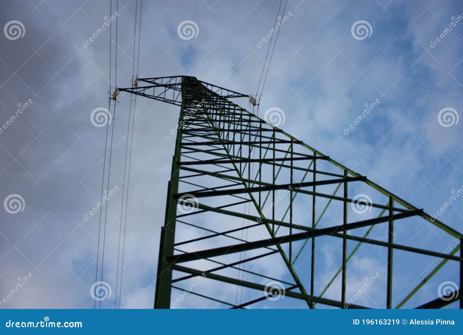 Electric Turrets of Light, Energy, for the Current. Communication and ...