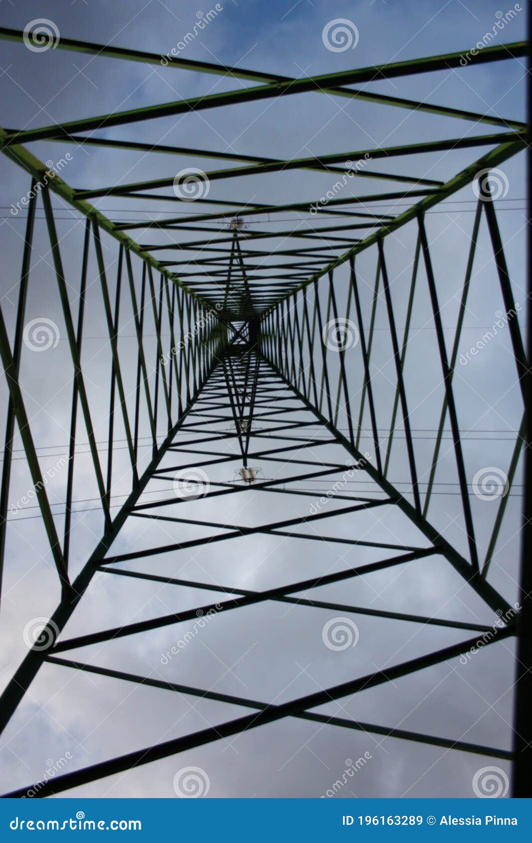 Electric Turrets of Light, Energy, for the Current. Communication and ...