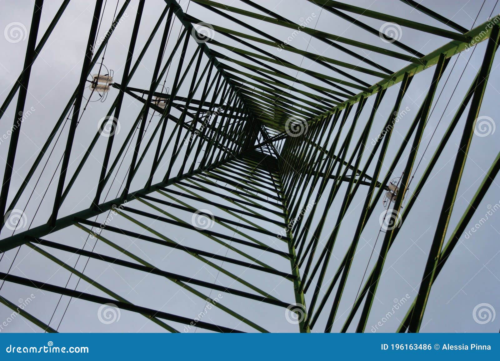 Electric Turrets of Light, Energy, for the Current. Communication and ...