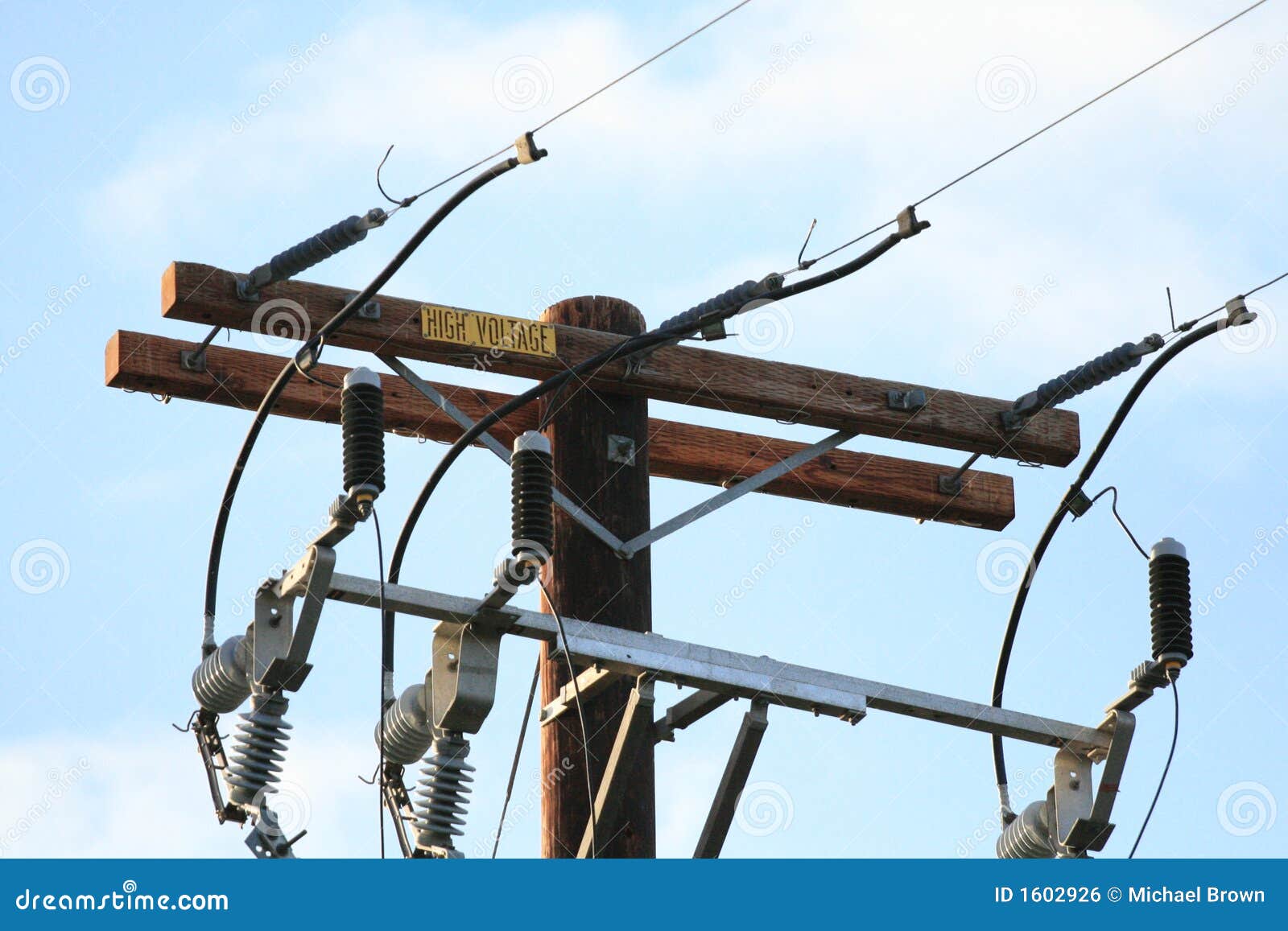 Utility Pole & Distribution Transformer Stock Photo | CartoonDealer.com ...