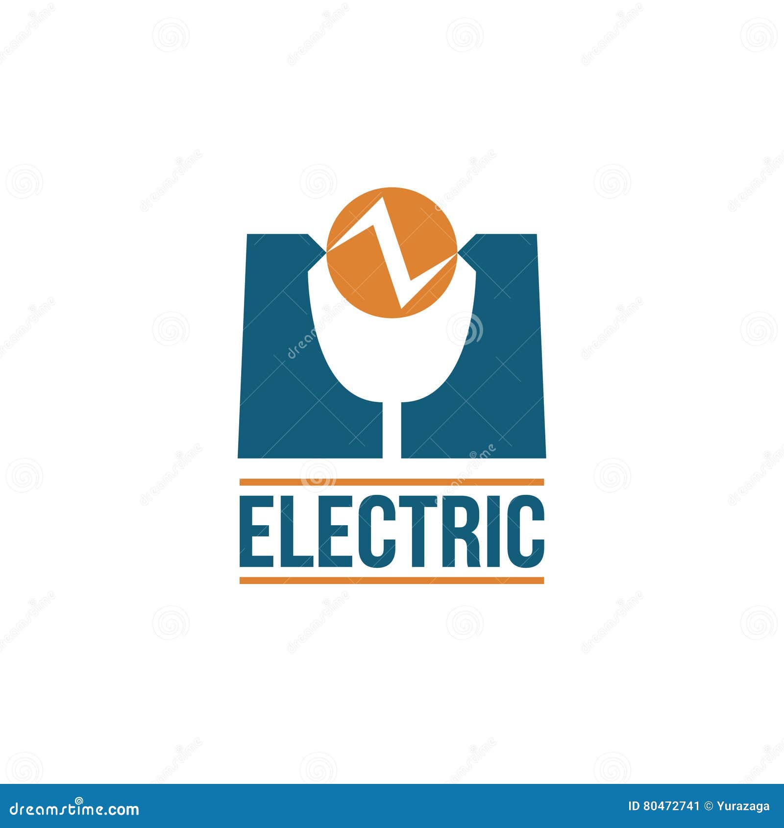 Electric Vector Logo Design Stock Illustration - Illustration of ...