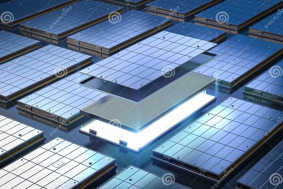 Electric Vehicle Batteries in a Row or Pack of Lithium-ion Battery ...