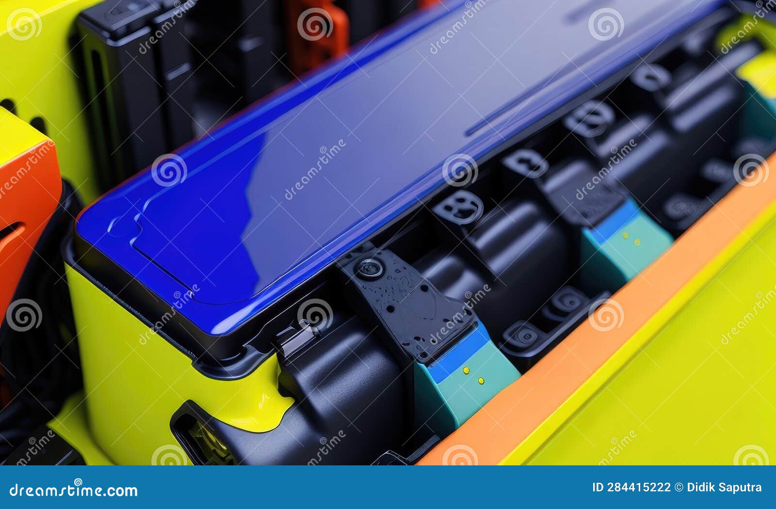 Electric Vehicle Battery Pack Stock Illustration - Illustration of ...