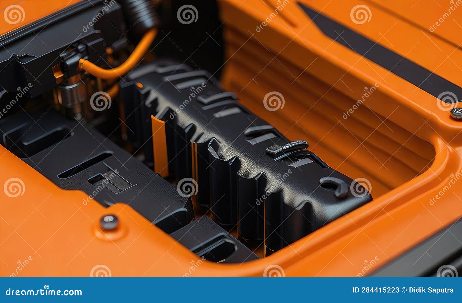 Electric Vehicle Battery Pack Stock Illustration - Illustration of ...