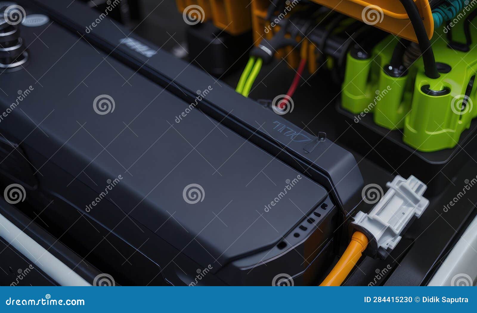 Electric Vehicle Battery Pack Stock Illustration - Illustration of ...