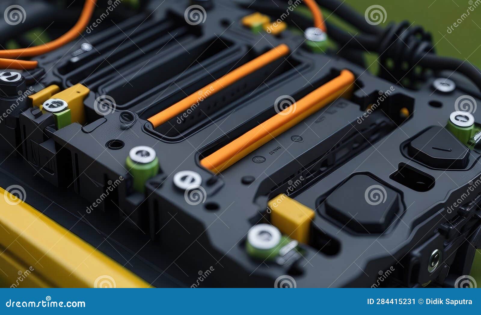 Electric Vehicle Battery Pack Stock Illustration - Illustration of ...