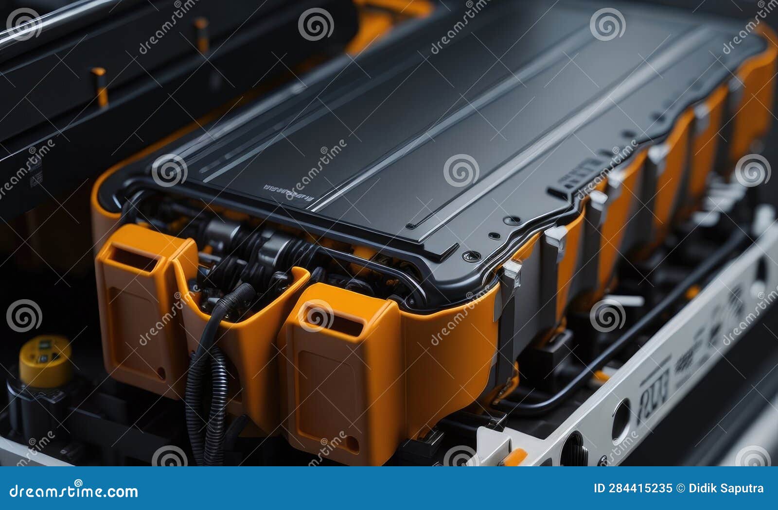Electric Vehicle Battery Pack Stock Illustration - Illustration of ...