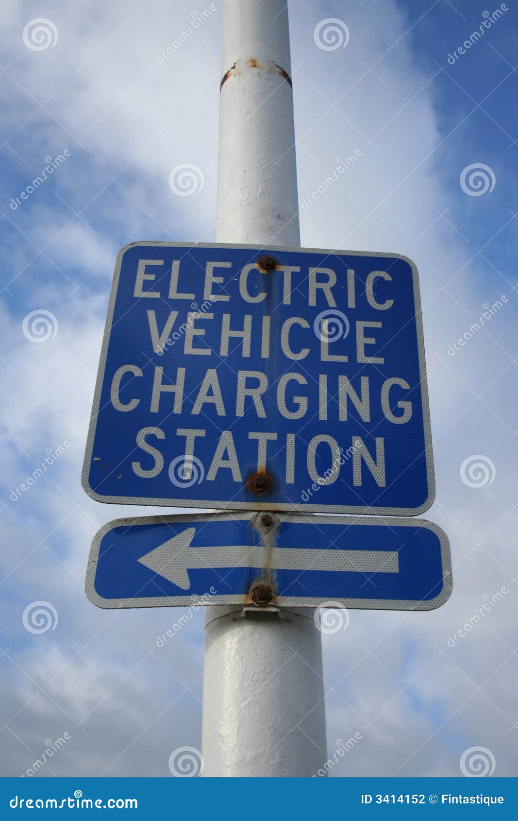Electric Vehicle Charging Sign Stock Photo - Image of charge ...
