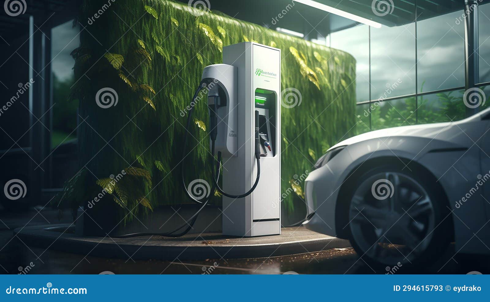 Electric Vehicle Charging Stations: a Charging Station with an Electric ...