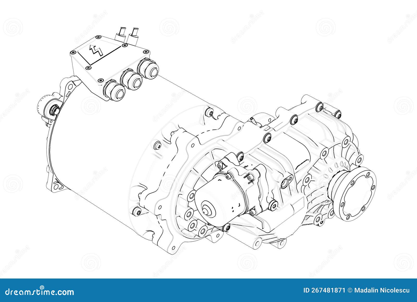 Car Or Vehicle Engine Running Icon Vector, Black An White Pictogram Of ...