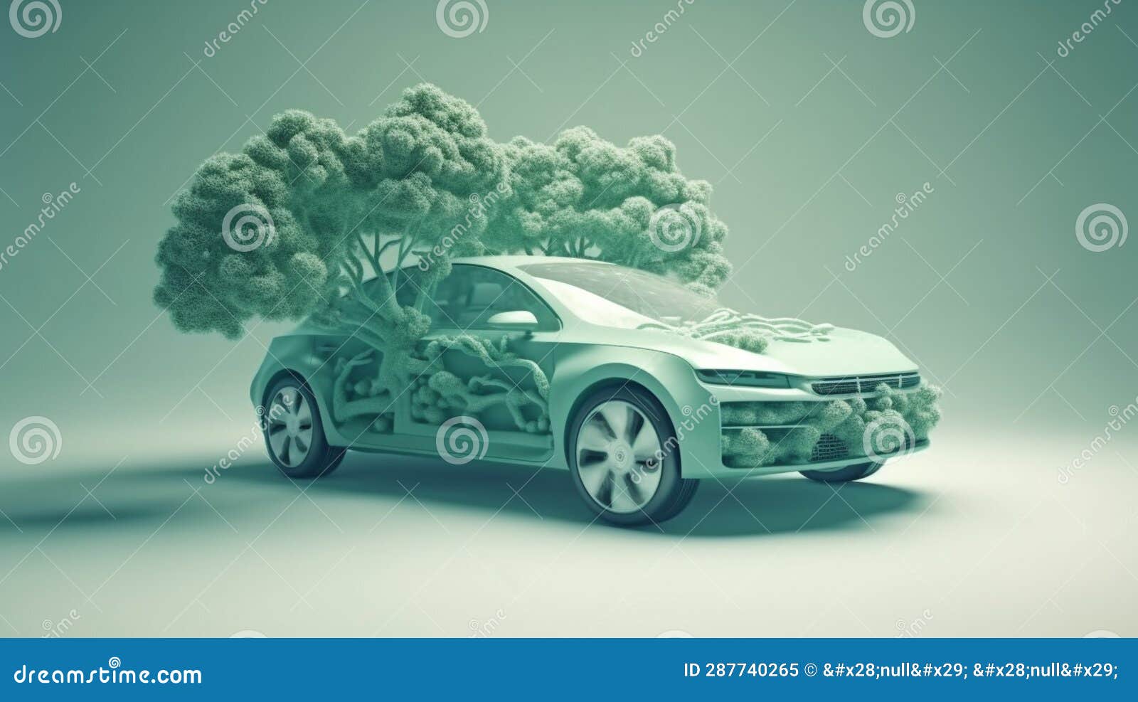 Electric Vehicle and Environmental Concepts Air Pollution. AI ...