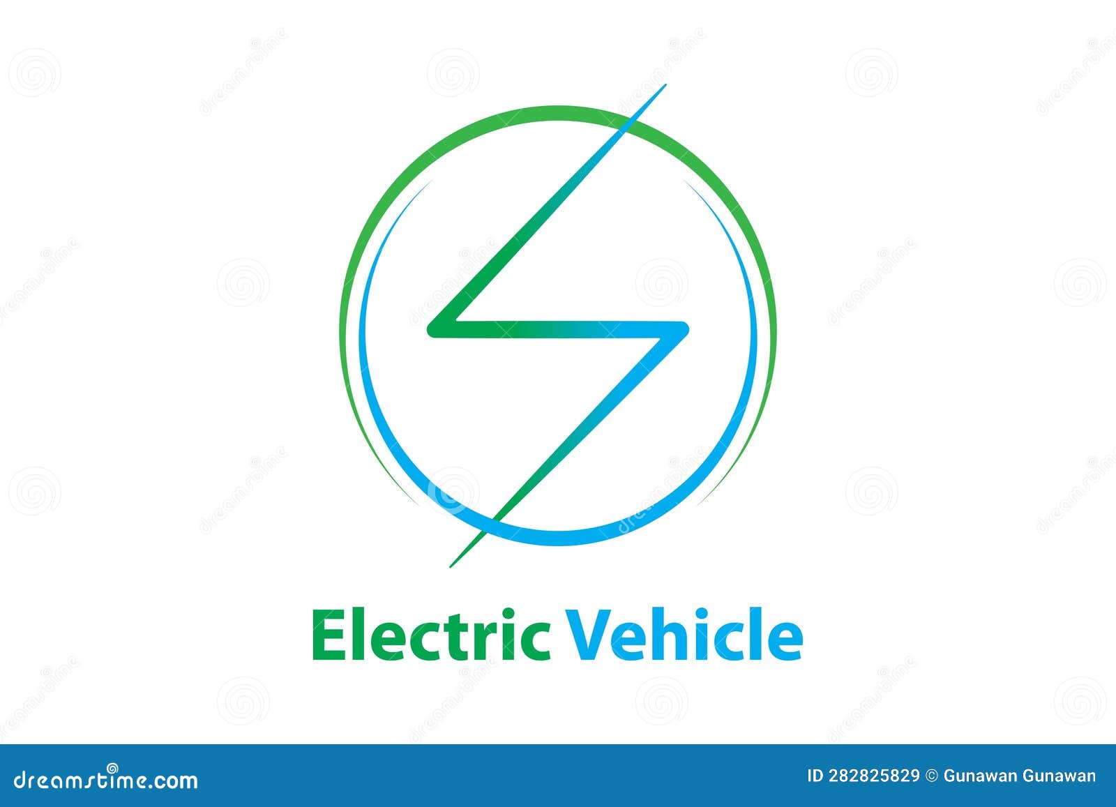 Electric Vehicle Logo Design Template Stock Vector - Illustration of ...