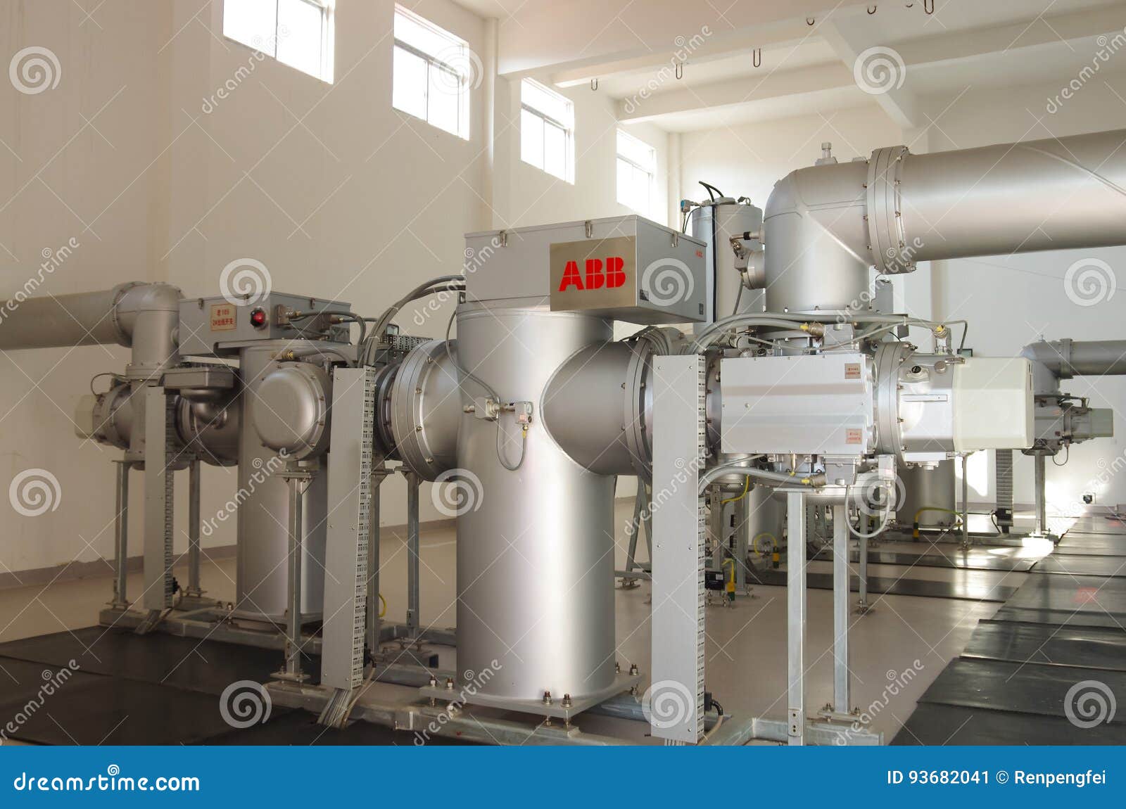 Electric Voltage Control Room of a Plant Editorial Photo - Image of ...