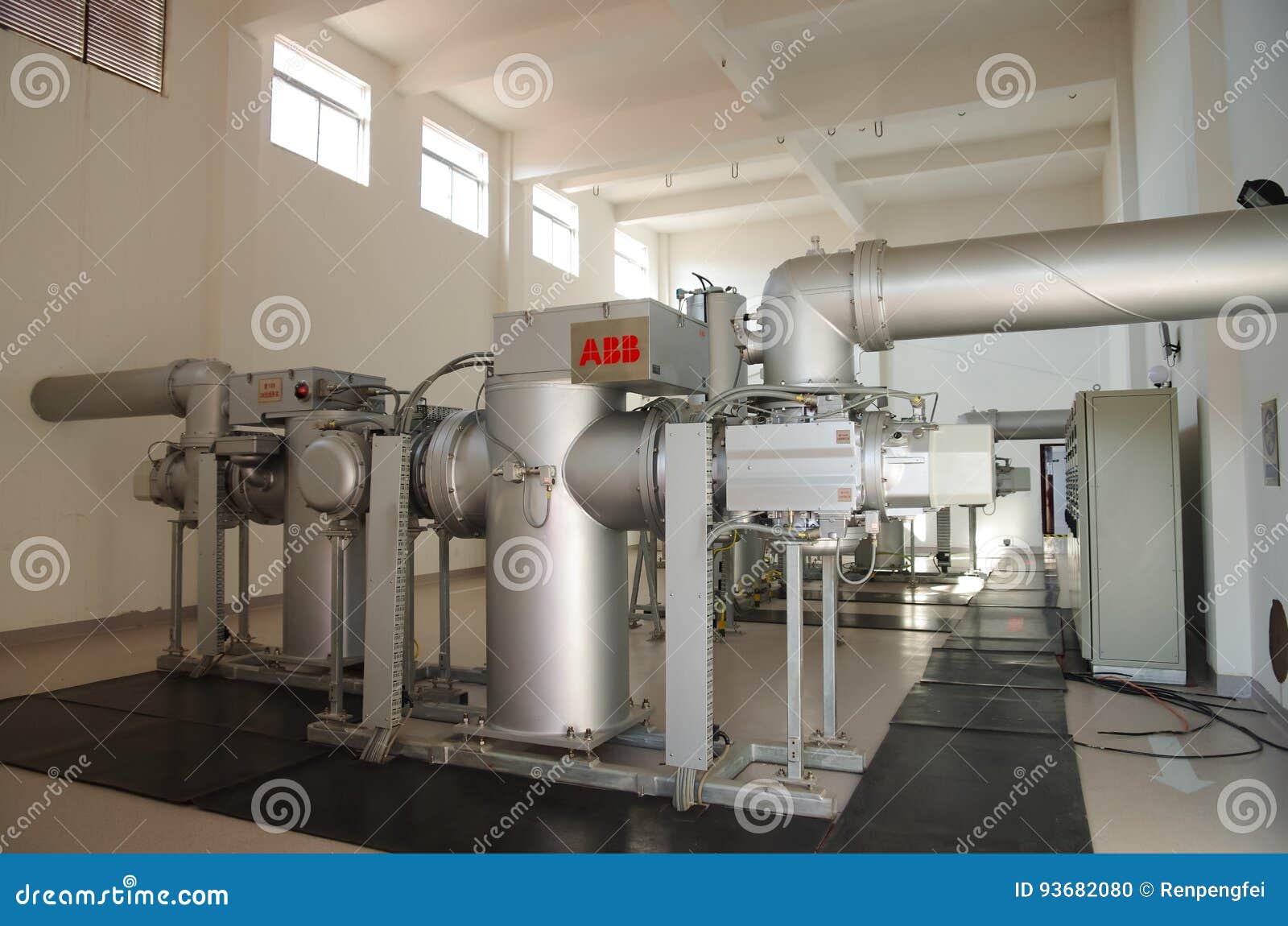 Electric Voltage Control Room of a Plant Editorial Image - Image of ...