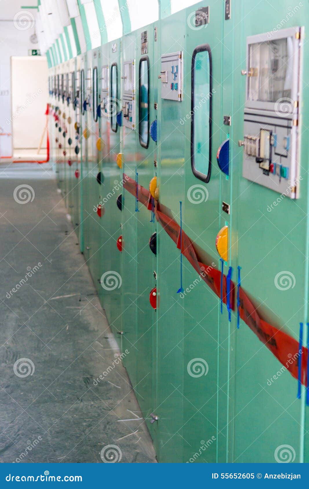 Electric Voltage Control Room Stock Image - Image of safety, industry ...