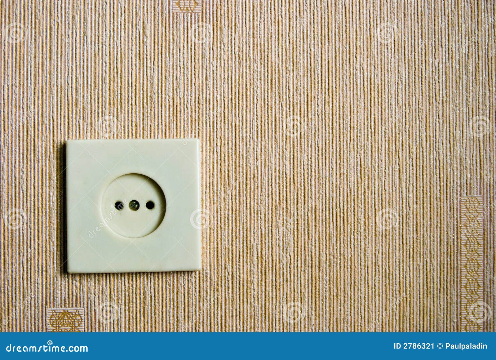 Wall Plug With Three Point Plug Stock Image | CartoonDealer.com #77876521