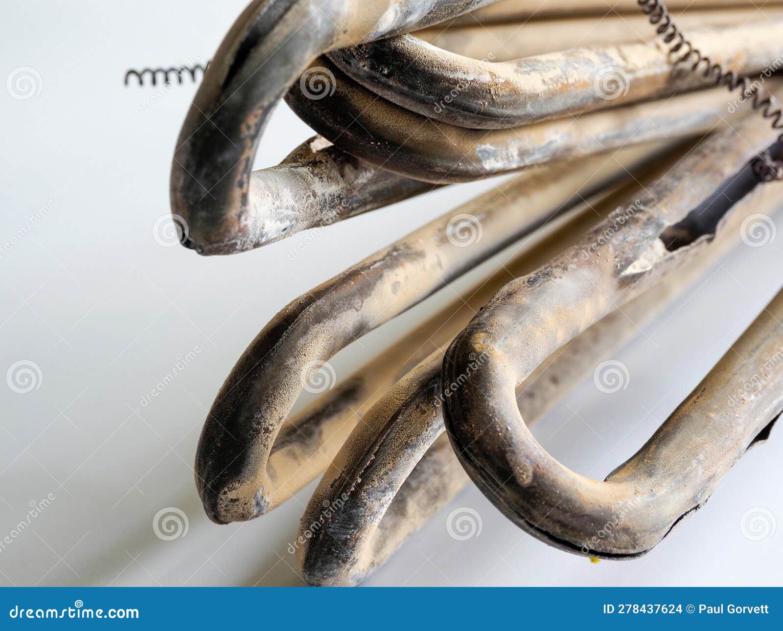 Electric Water Heating Elements Stock Photo - Image of element, detail ...