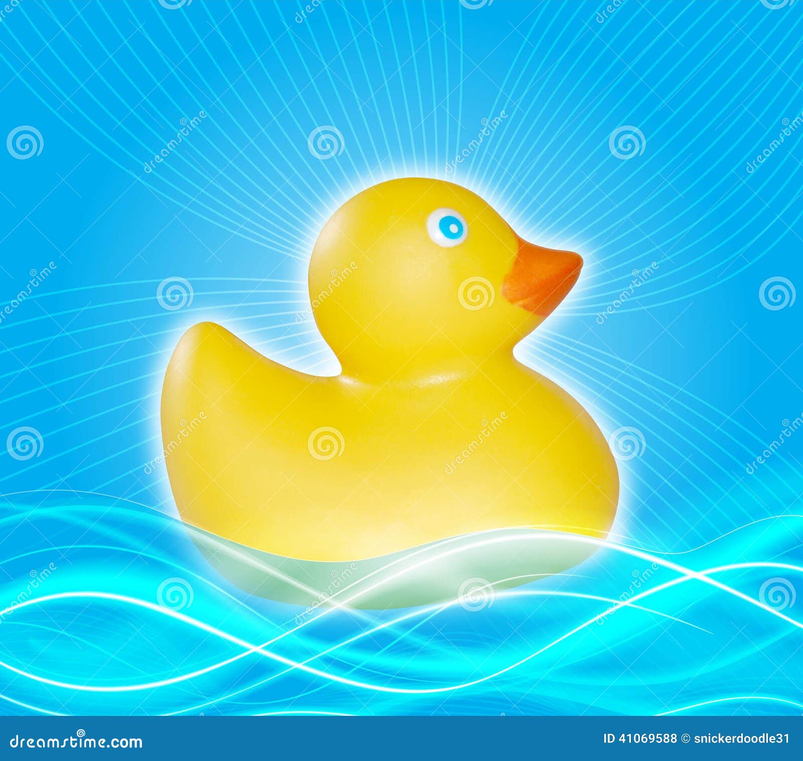 Electric Wave Duck stock illustration. Illustration of twisting - 41069588
