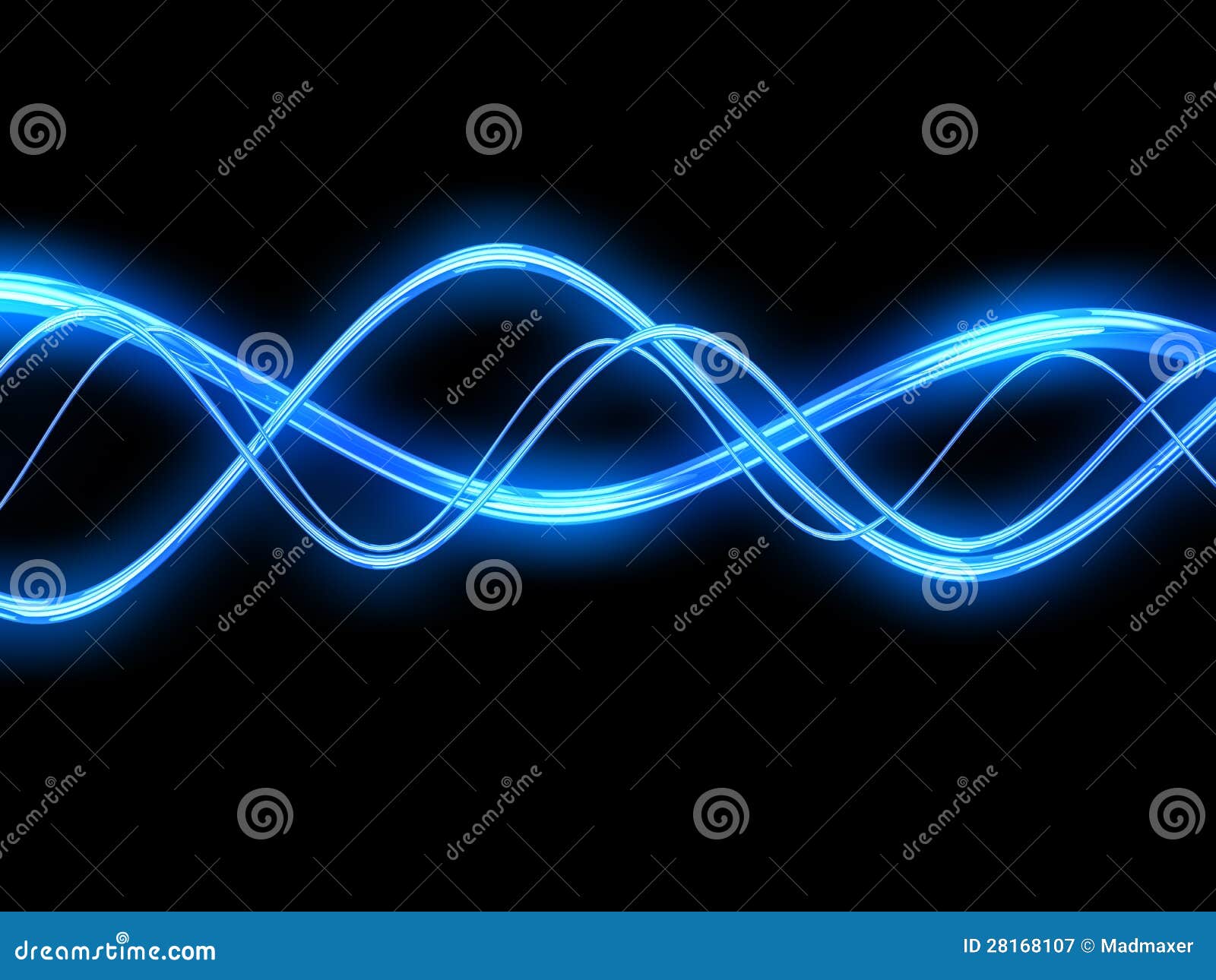 Electric waves stock illustration. Illustration of abstraction - 28168107