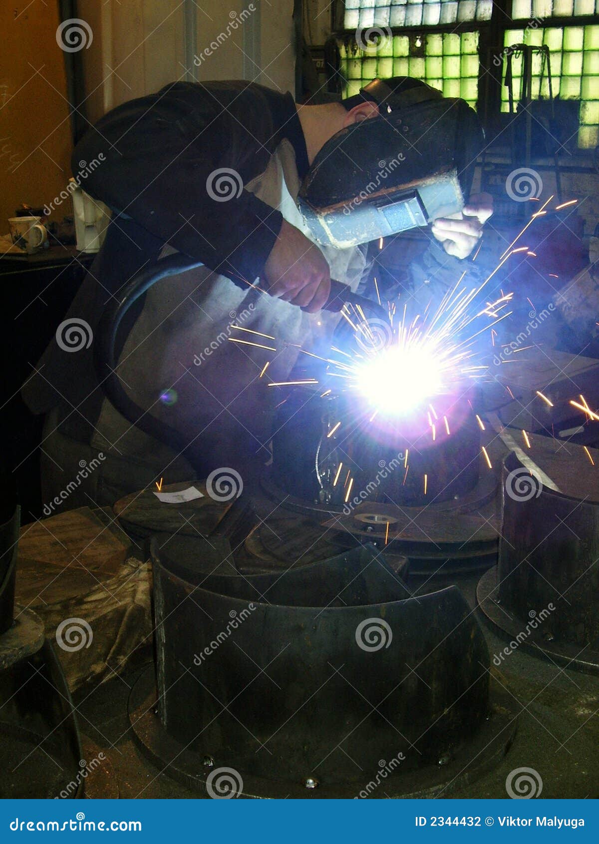 The electric welder stock photo. Image of electricity - 2344432