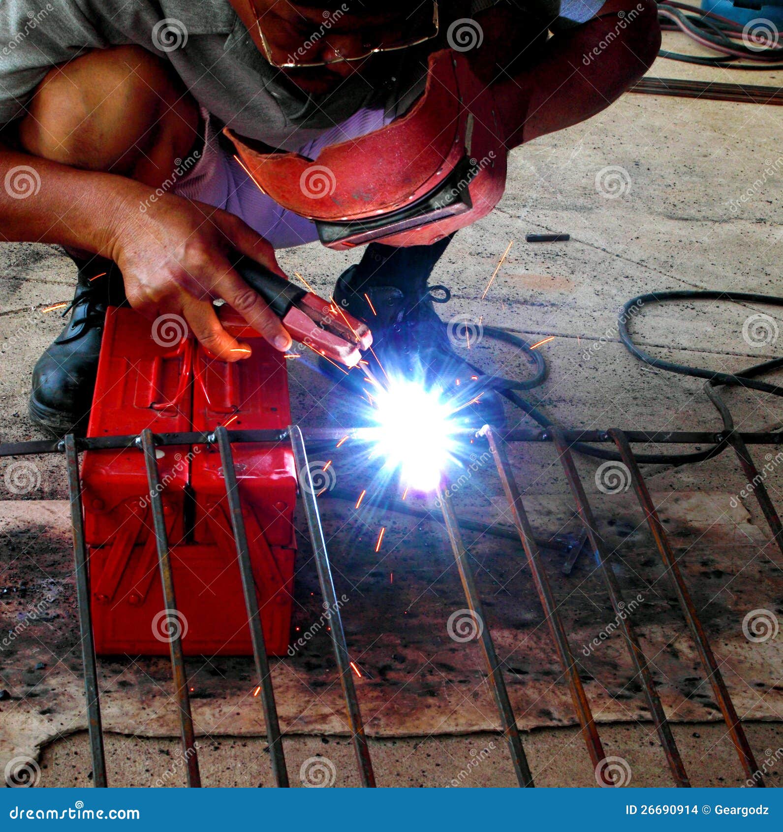 Electric Welding Royalty-Free Stock Image | CartoonDealer.com #14031964