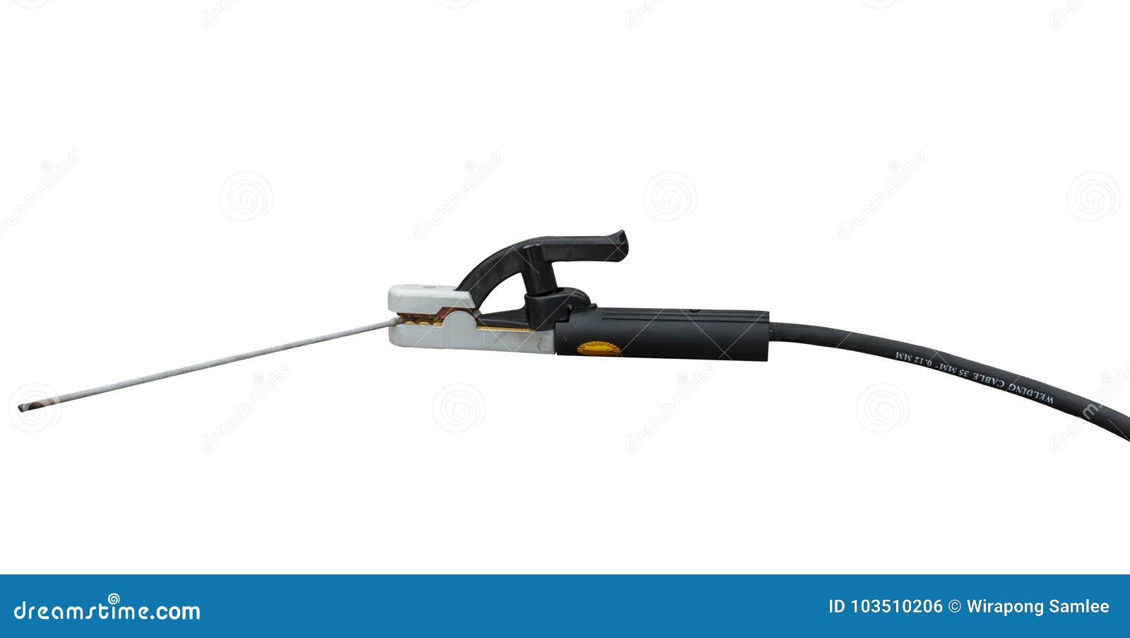 Electric welding head stock photo. Image of energy, steel - 103510206