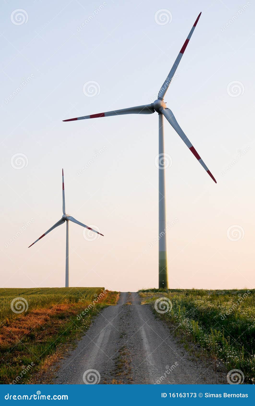 Electric wind generators stock image. Image of blades - 16163173