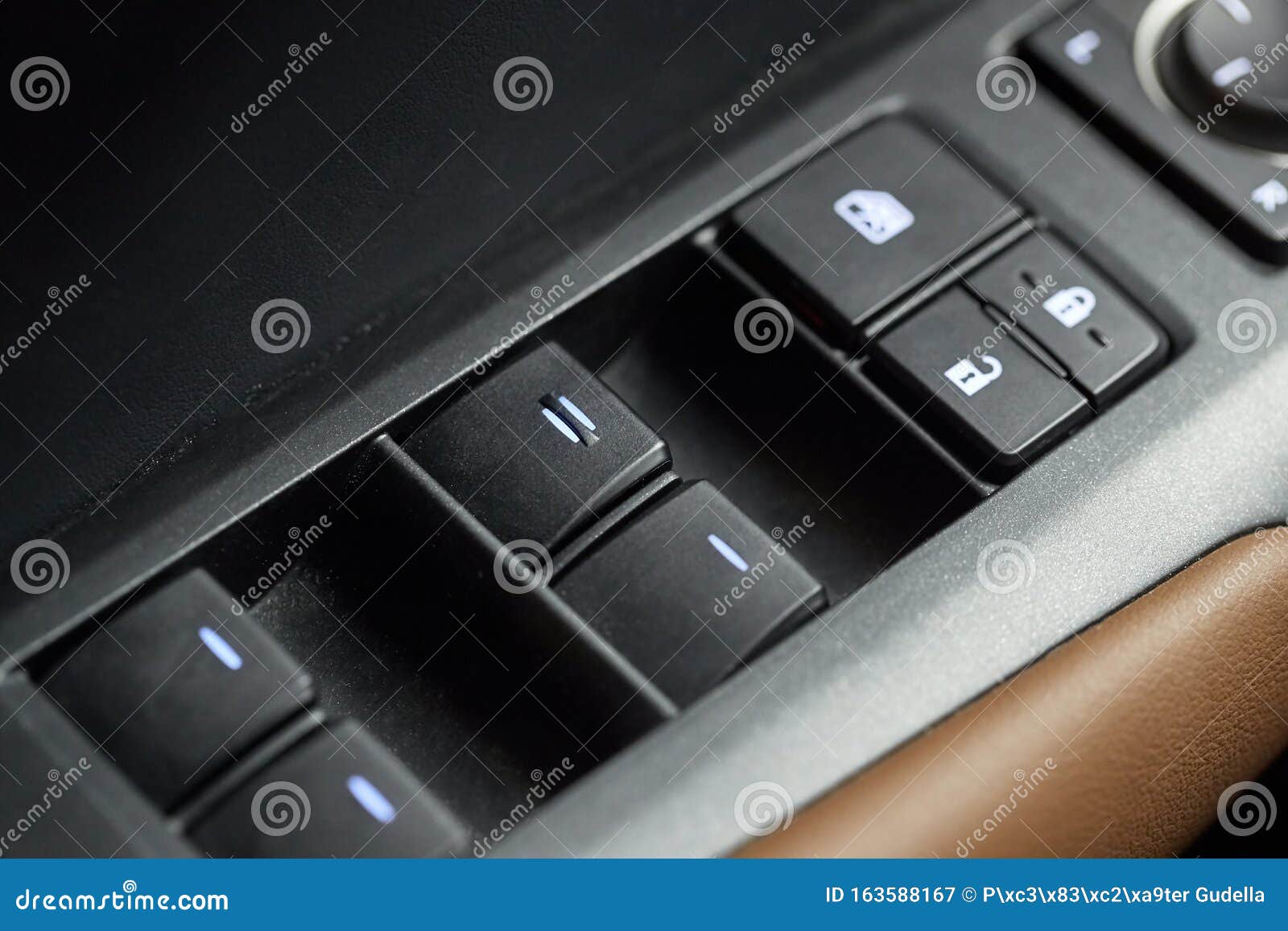 Electric window winder stock image. Image of black, comfortable - 163588167