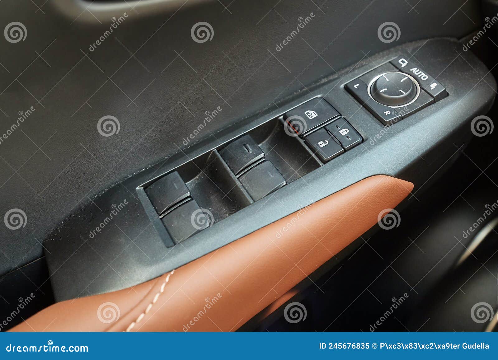 Electric window winder stock image. Image of luxury - 245676835