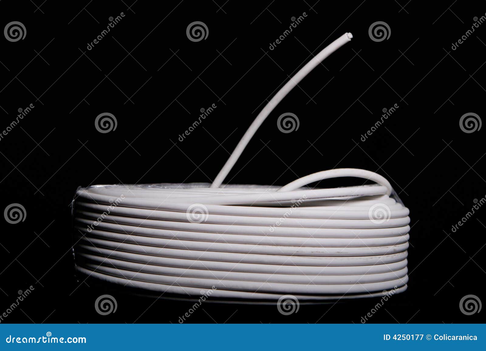 Electric wire stock image. Image of electronic, connection - 4250177