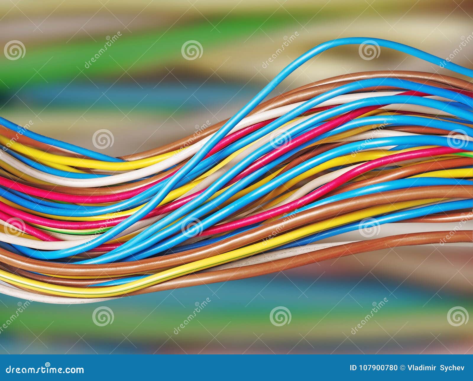 The Electric Wire Background Stock Photo - Image of electronics, cable ...