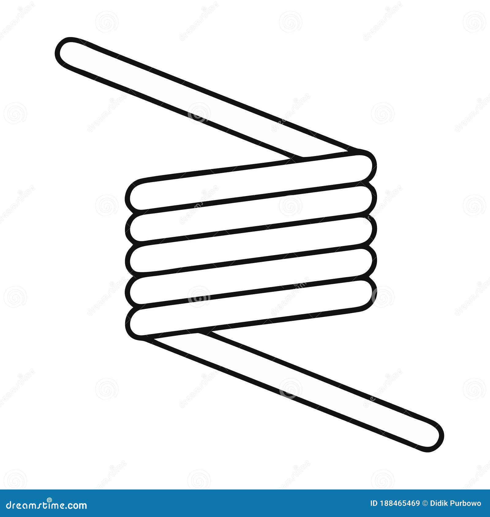 Electric Wire Cable Icon. Simple Illustration of Electric Wire Cable ...