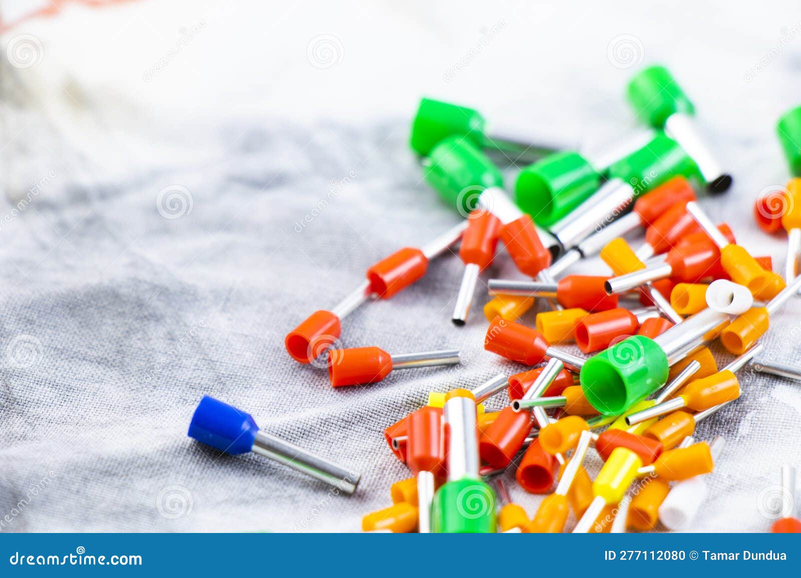 Electric Wire Connector, Colorful Set Stock Photo - Image of ...