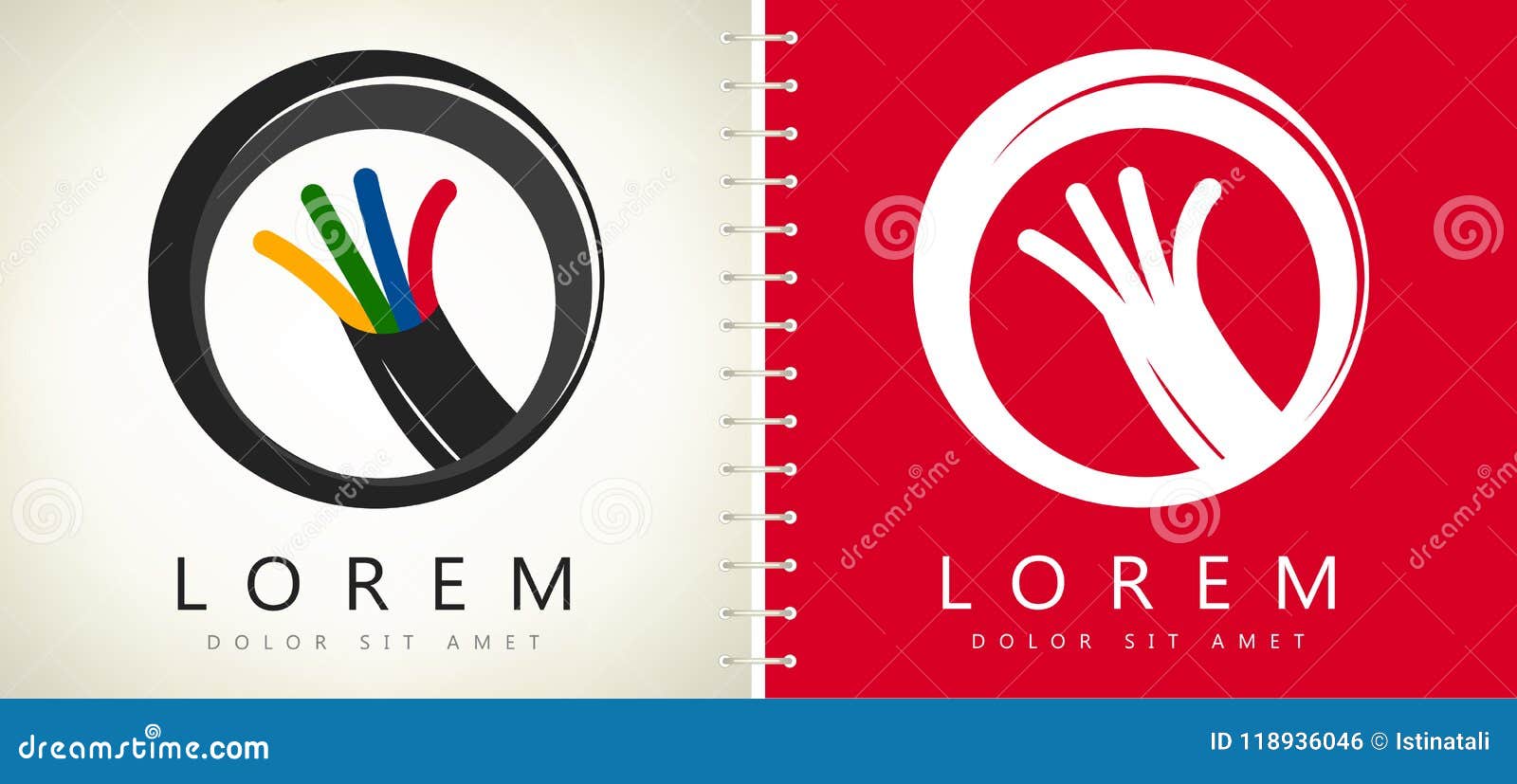 Electric wire logo stock vector. Illustration of logotype - 118936046