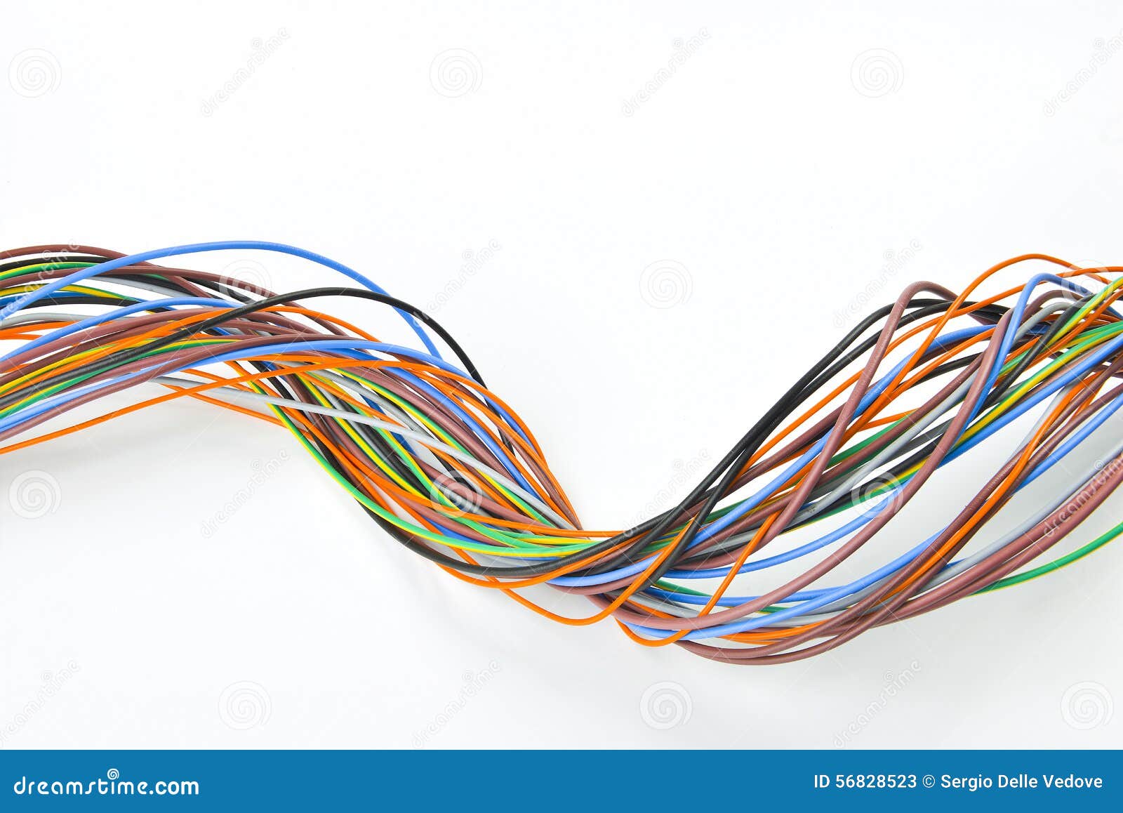 Electric wire stock image. Image of current, supply, wire - 56828523