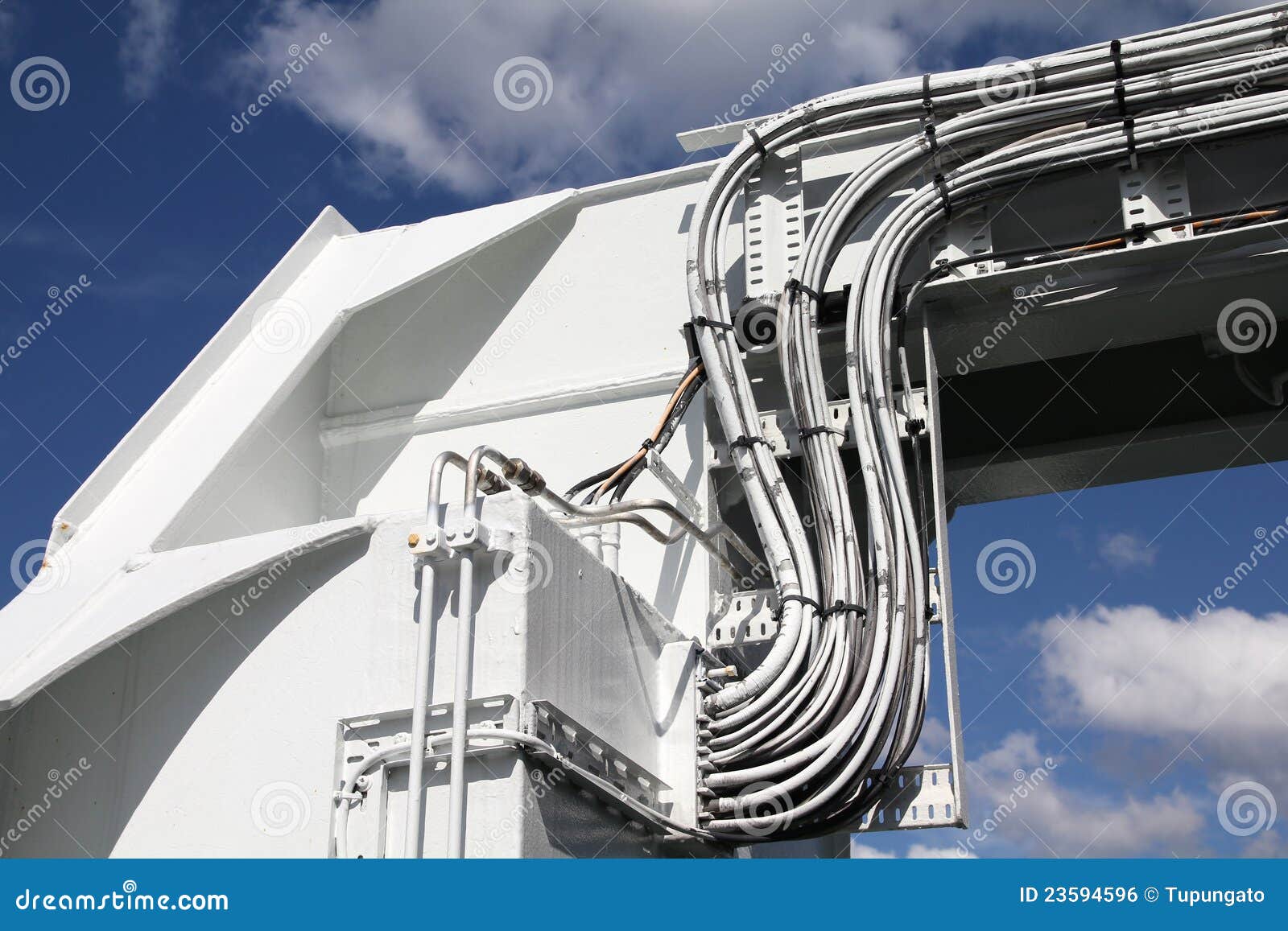 Electric wiring stock photo. Image of industrial, electrical - 23594596